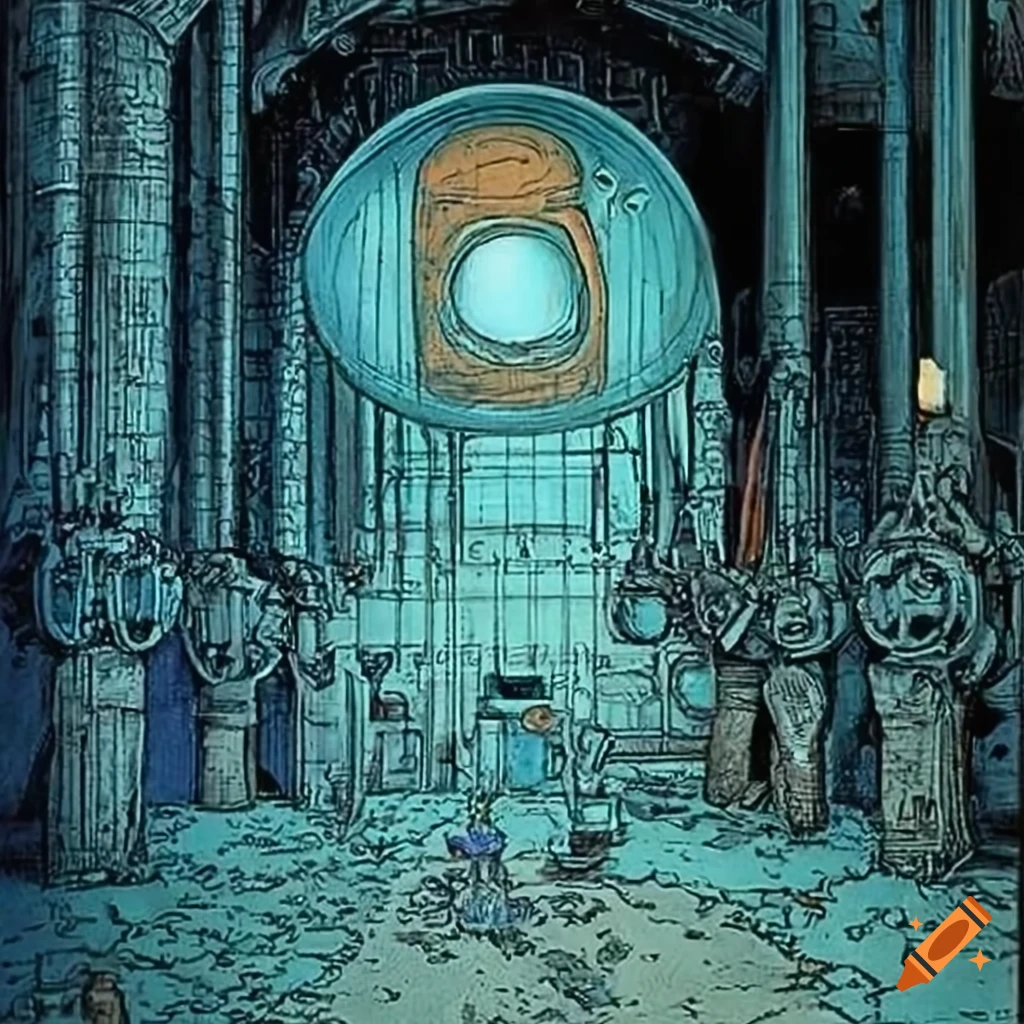 Moebius bio machine art