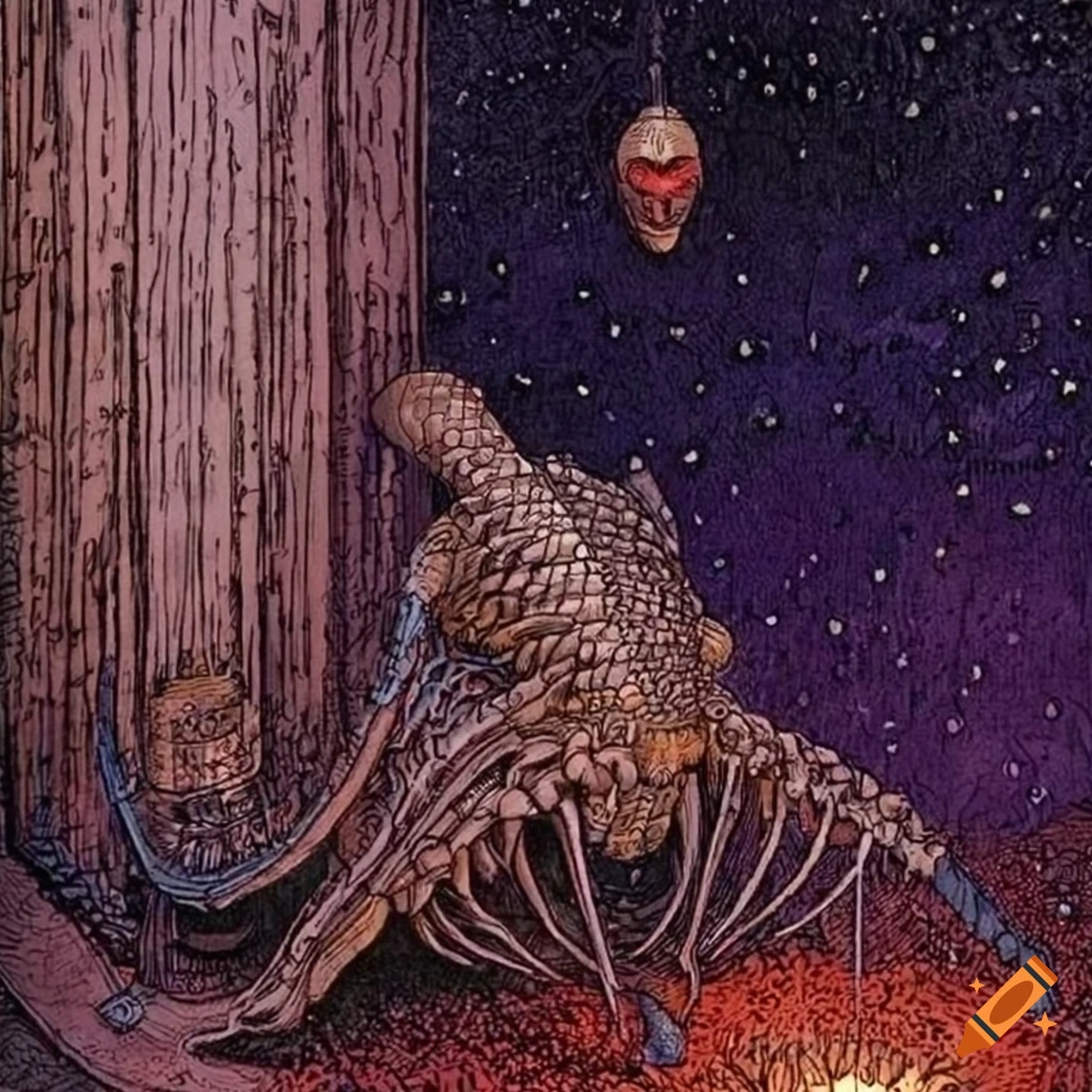 Moebius bio machine art
