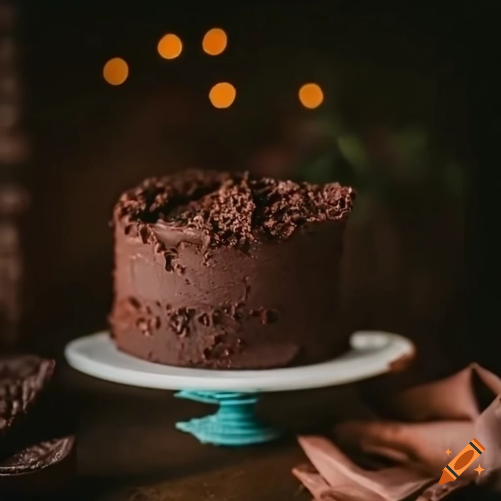Delicious homemade chocolate cake on Craiyon