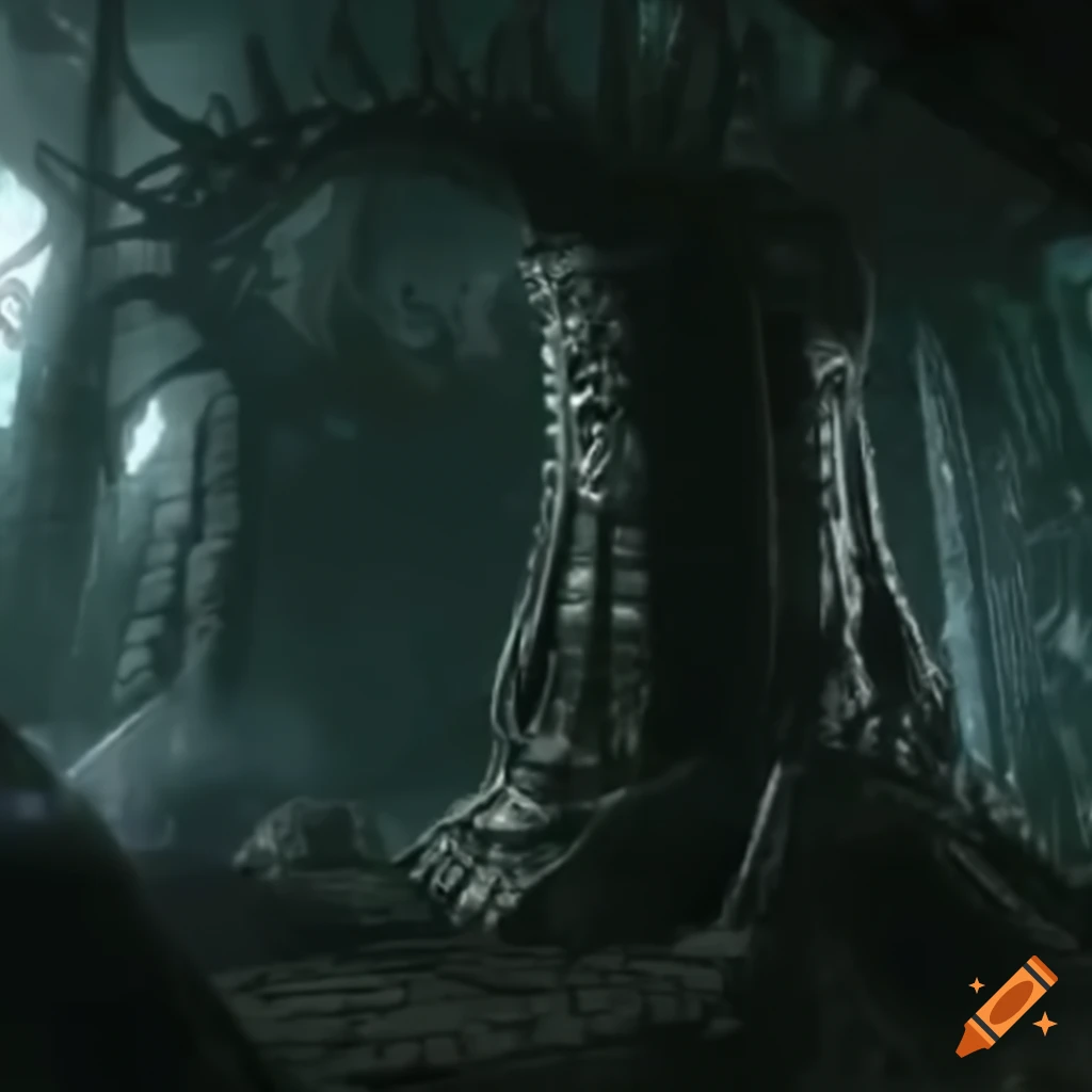 Alien temple, aliens vs predator
