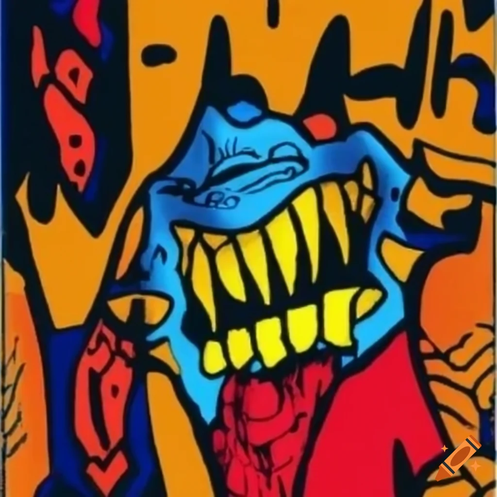 "say gex" in big yellow scripture on Craiyon