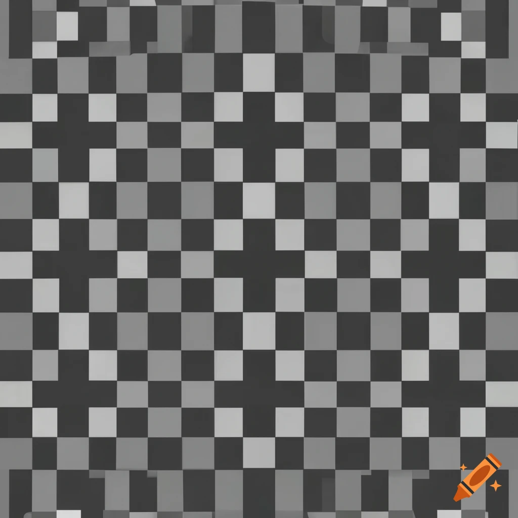 Minimalist black and white pattern, abstract checker pattern