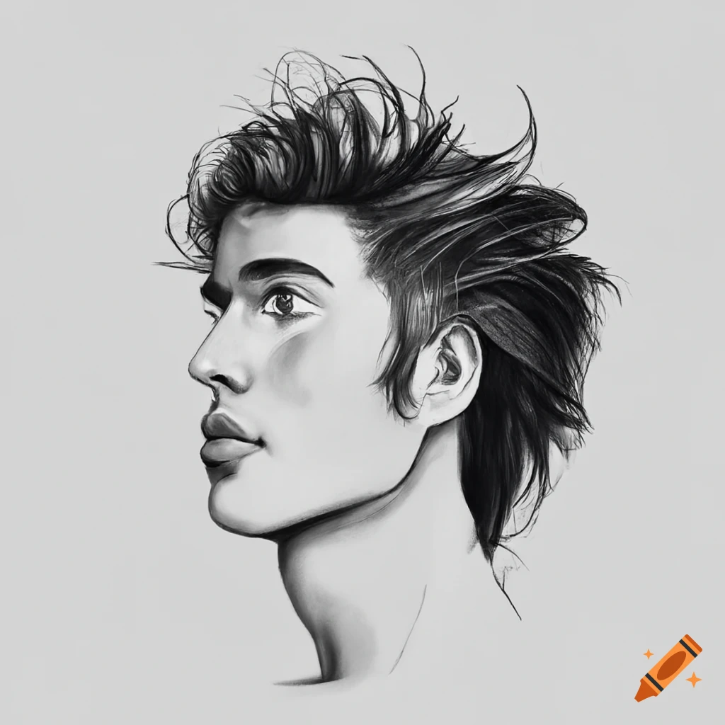 Male beauty drawn by nicoletta tomas on Craiyon