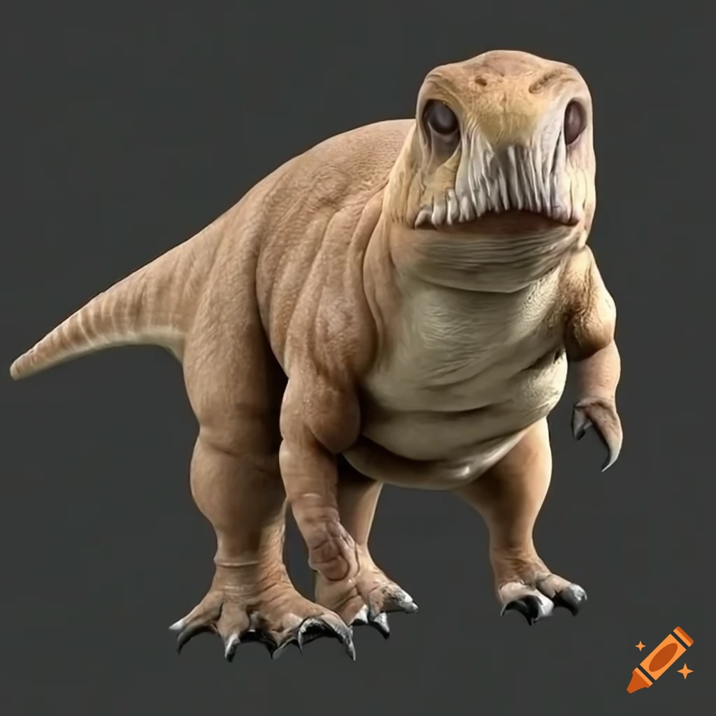 Fat dinosaur on Craiyon