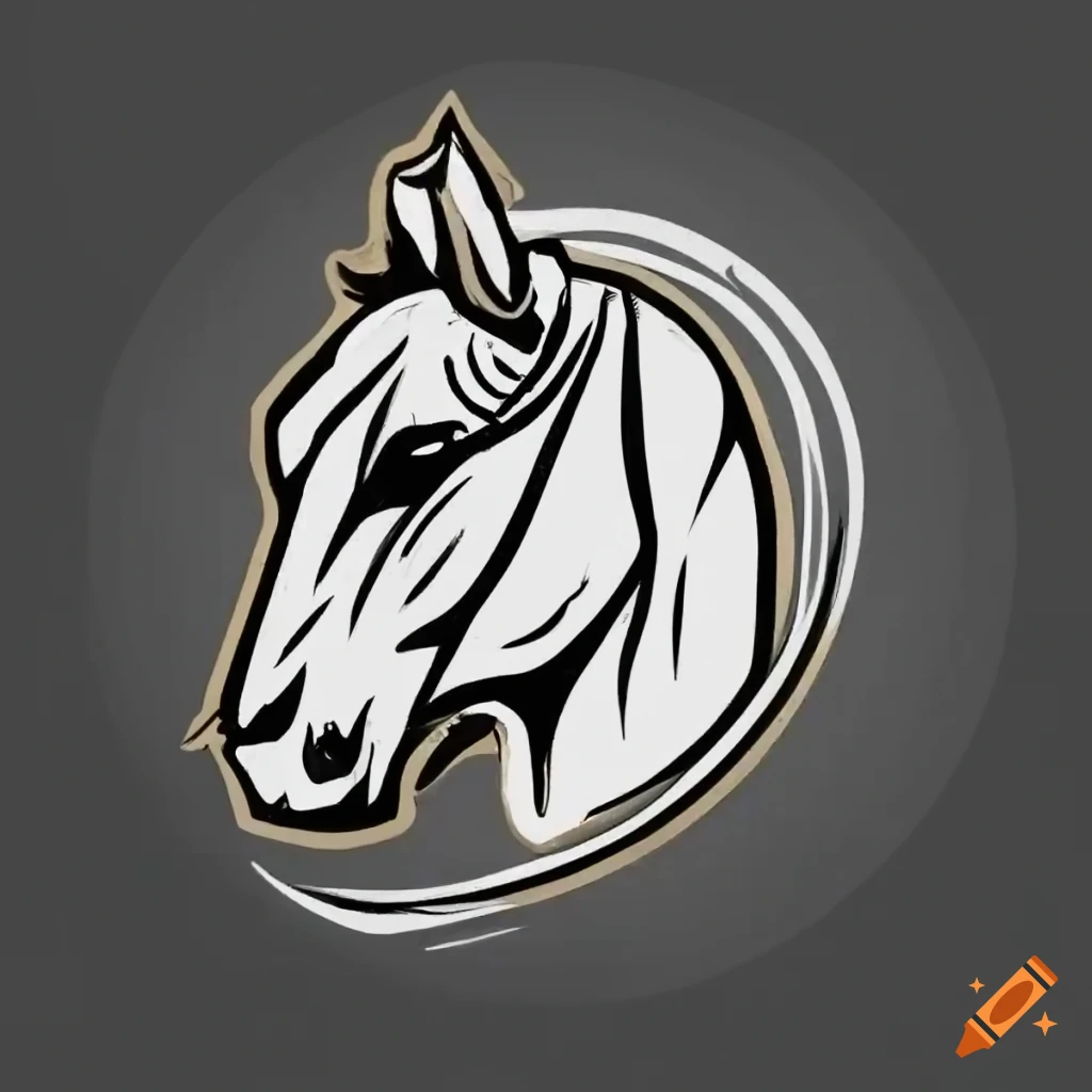 Basketball Horse Logo