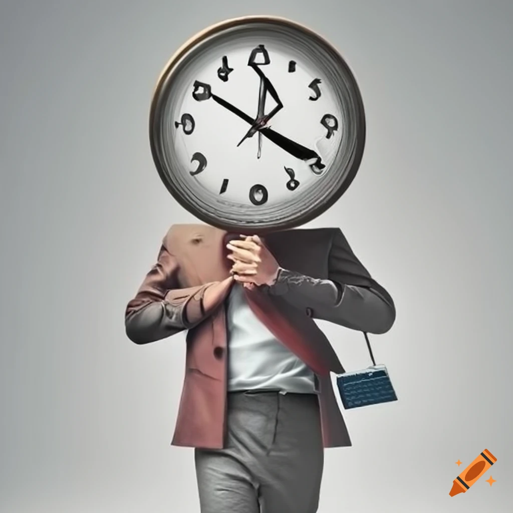 Punctuality at work on Craiyon