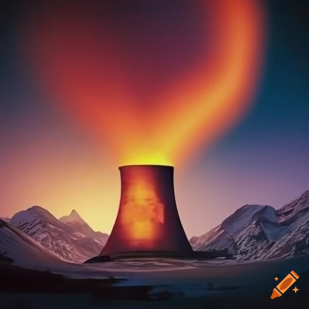 Swiss fdp party poster promoting nuclear energy for a greener future