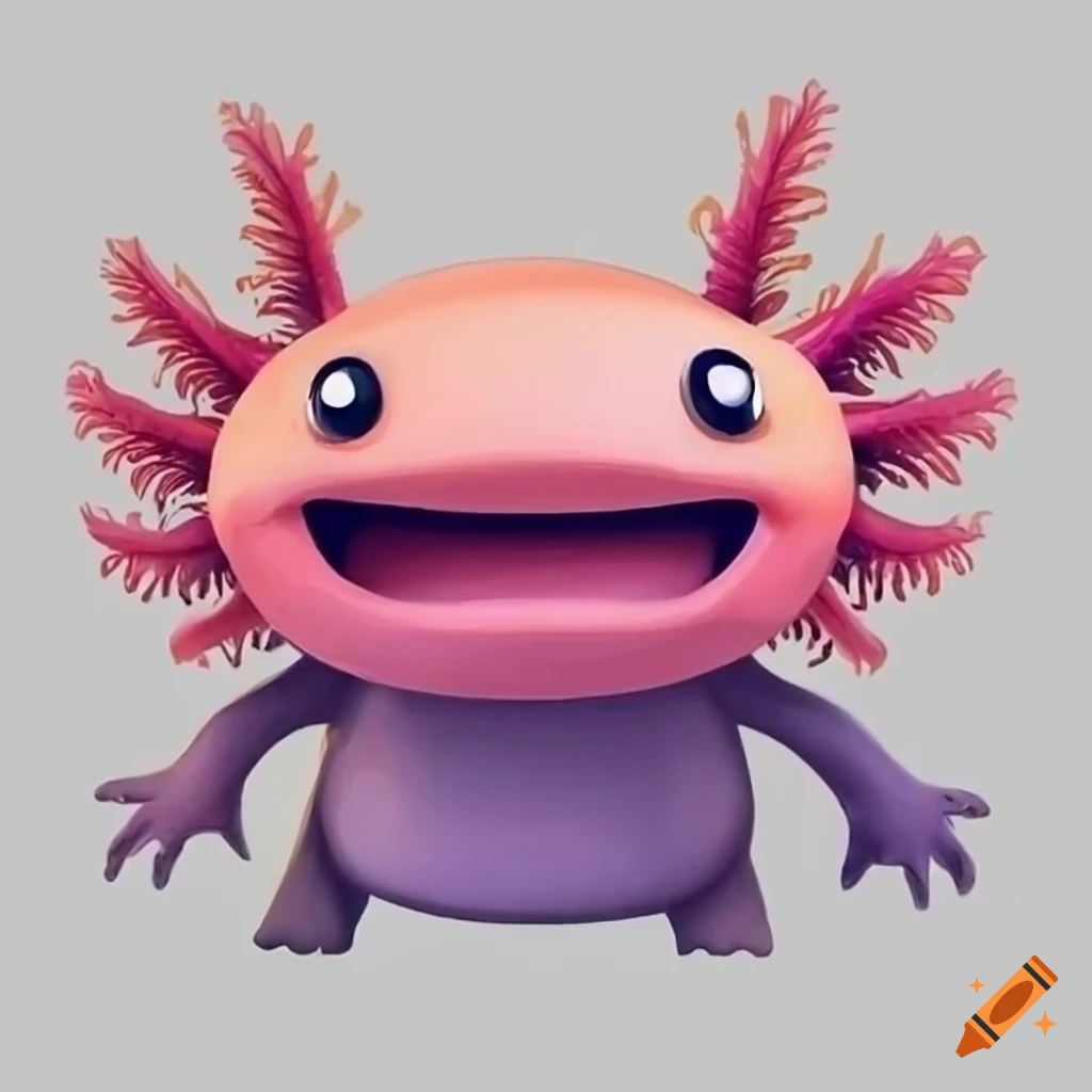 Axolotl cartoon