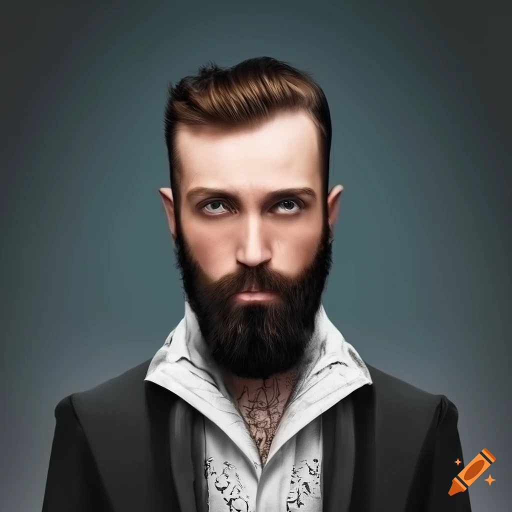 A man with good looking beard wearing a decent suite