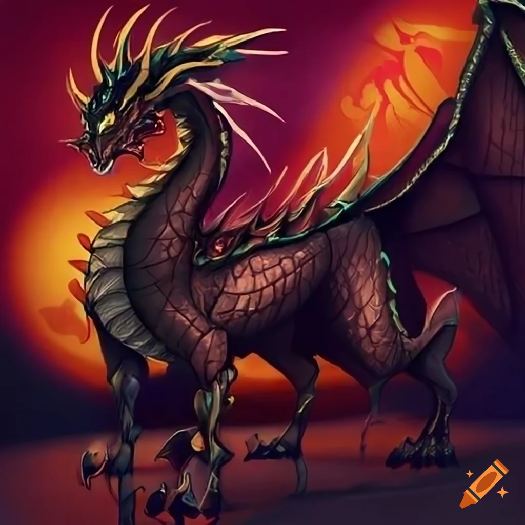 Dragon design concepts on Craiyon