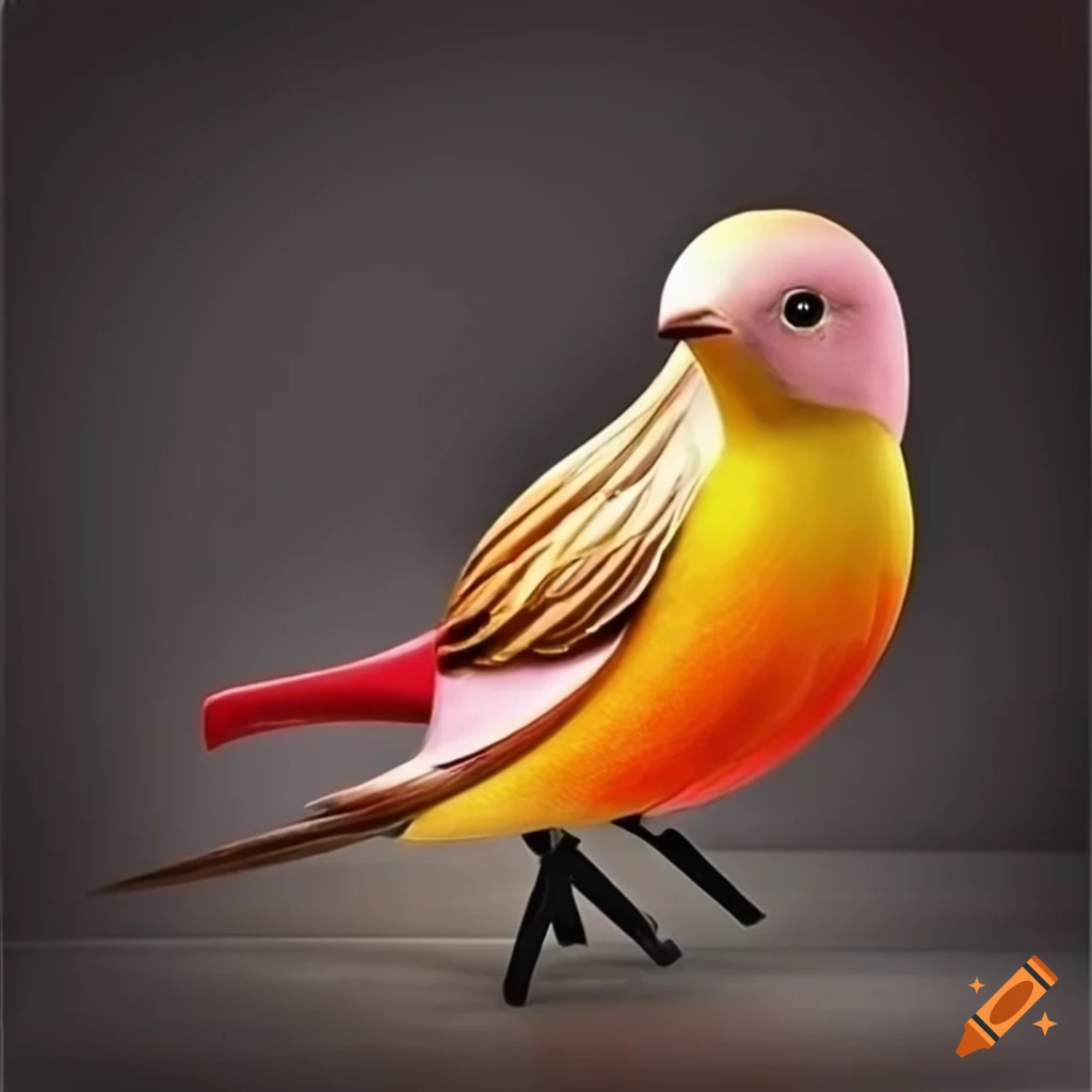 Beautufull creative bird on Craiyon