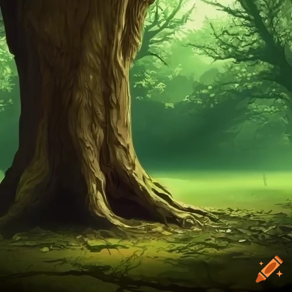 Oak tree in rear rpg