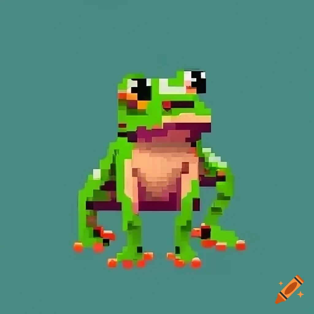 Nft pixel frog