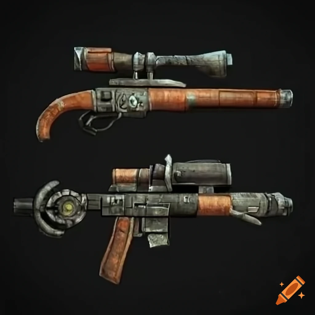 Fallout style weapon diagrams