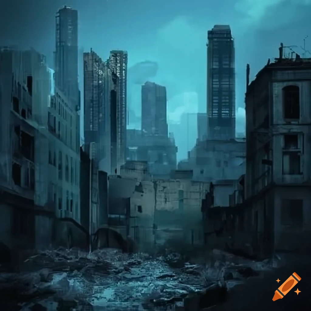Apocalyptic City Skyline