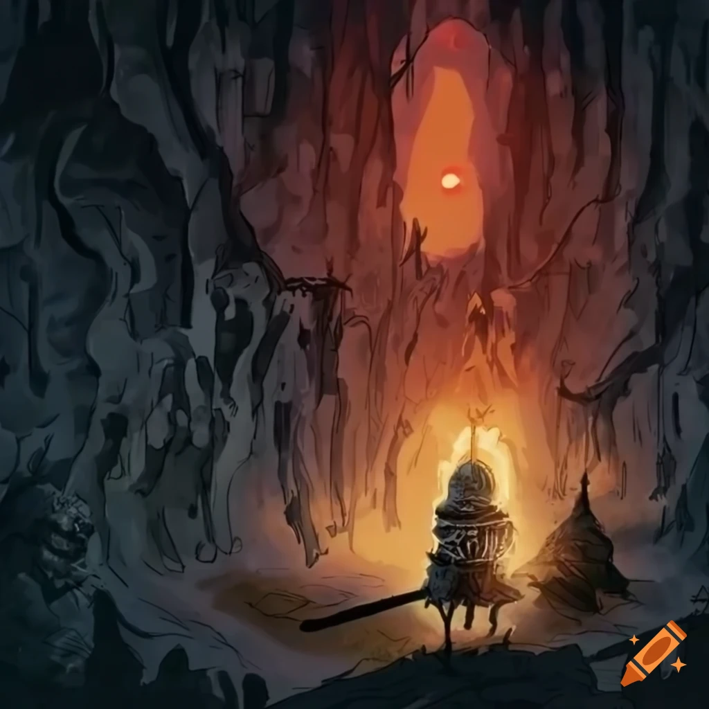 Dark Souls Bonfire Concept Art