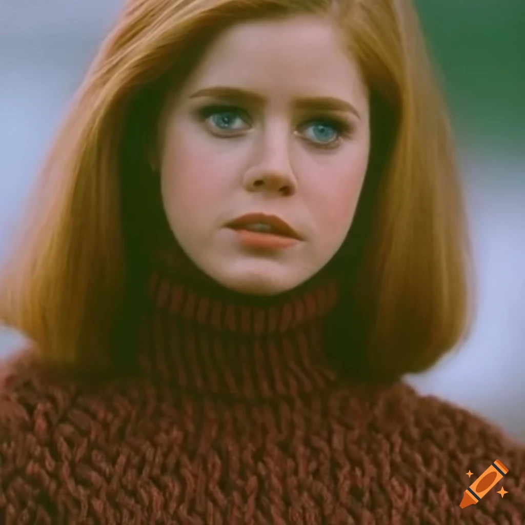 Young amy adams with voluminous hair in a retro sci-fi movie. she's ...