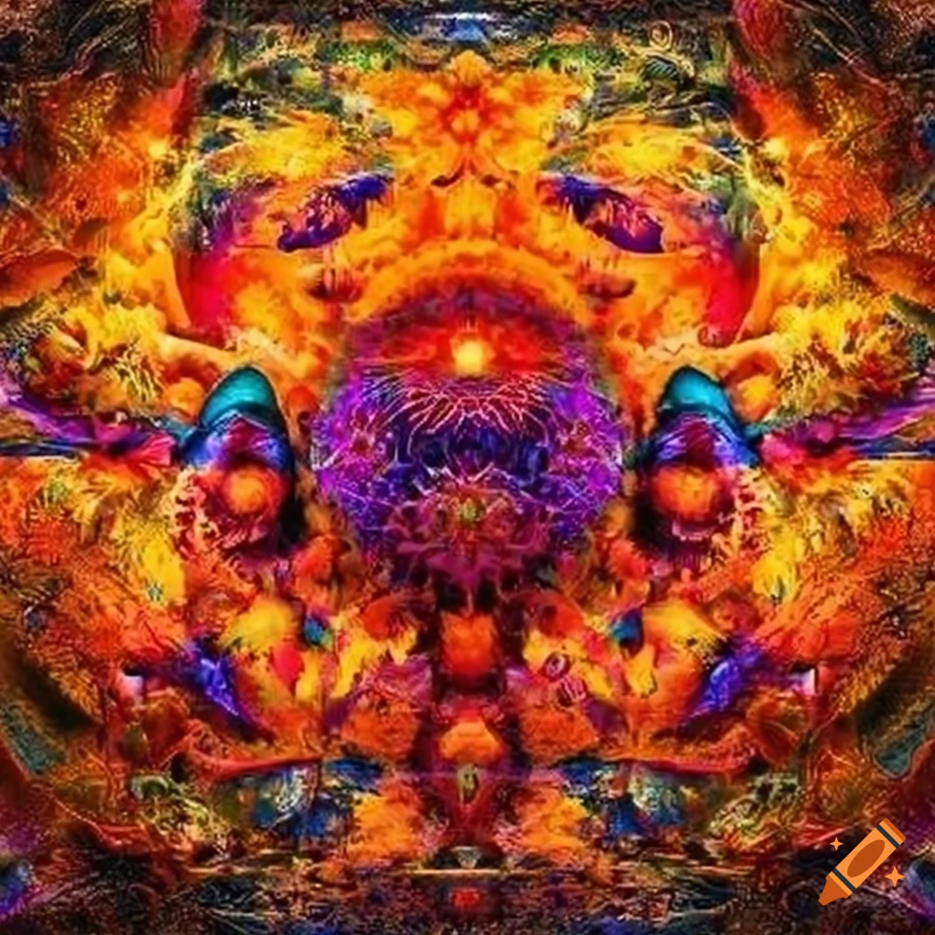 A vibrant artwork symbolizing the intricate nature of human consciousness