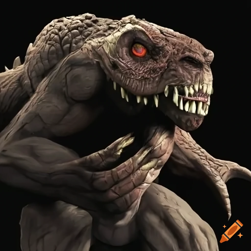 Primal hulking monster on Craiyon