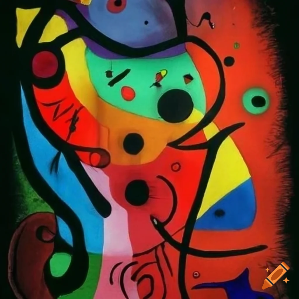 Butterfly colors surrealism joan miro