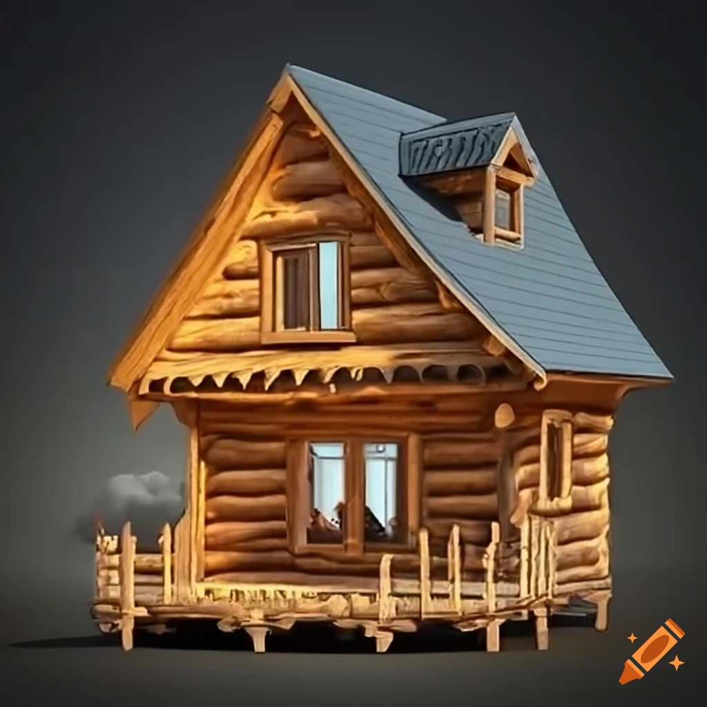 /imagine web design, header, web site of creating layouts of wooden log ...