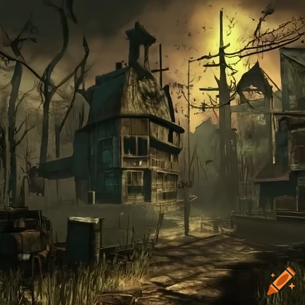 Fallout 2 forest town