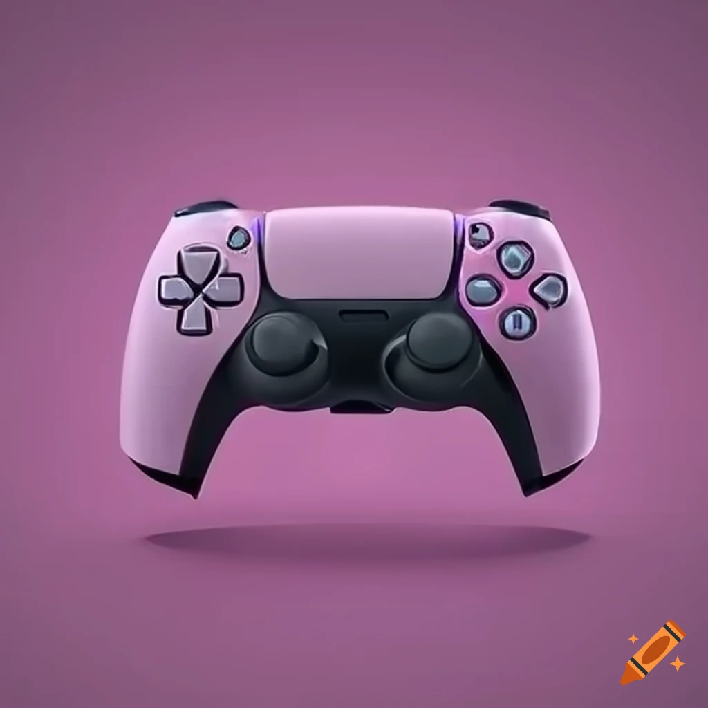 Cool pink ps5 controller on Craiyon