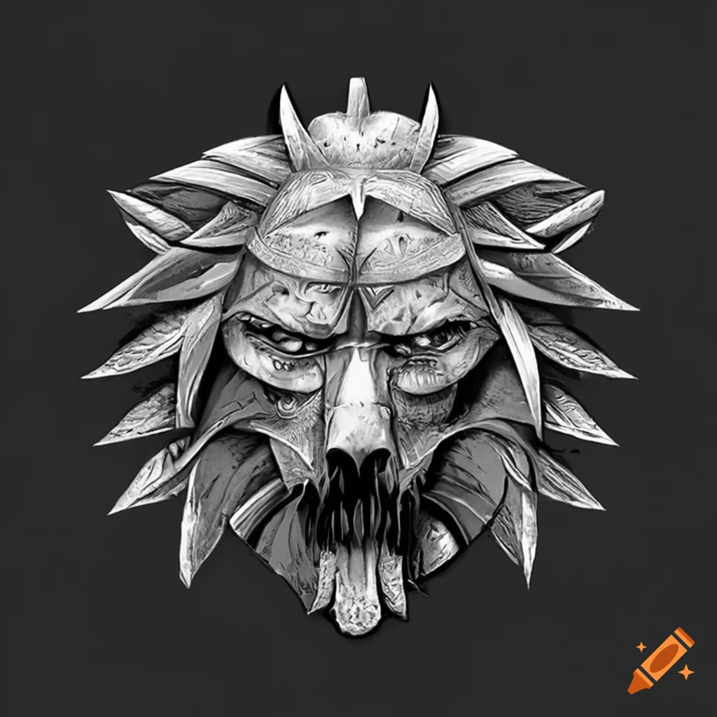 The witcher medallion, a symbol of the renowned ghost slayer school on ...