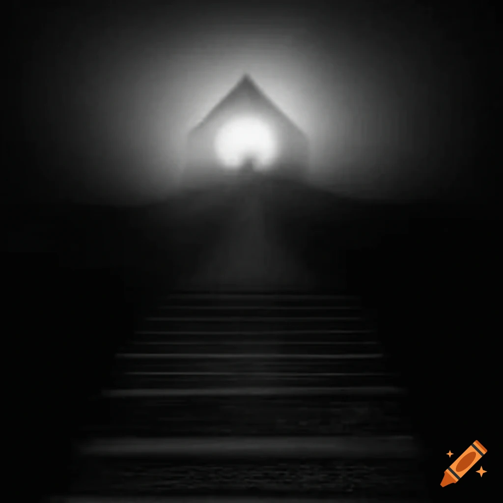 Haunting image of a ghost