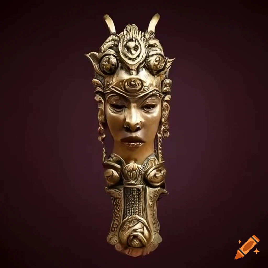 Fantasy bronze bracers asian on Craiyon