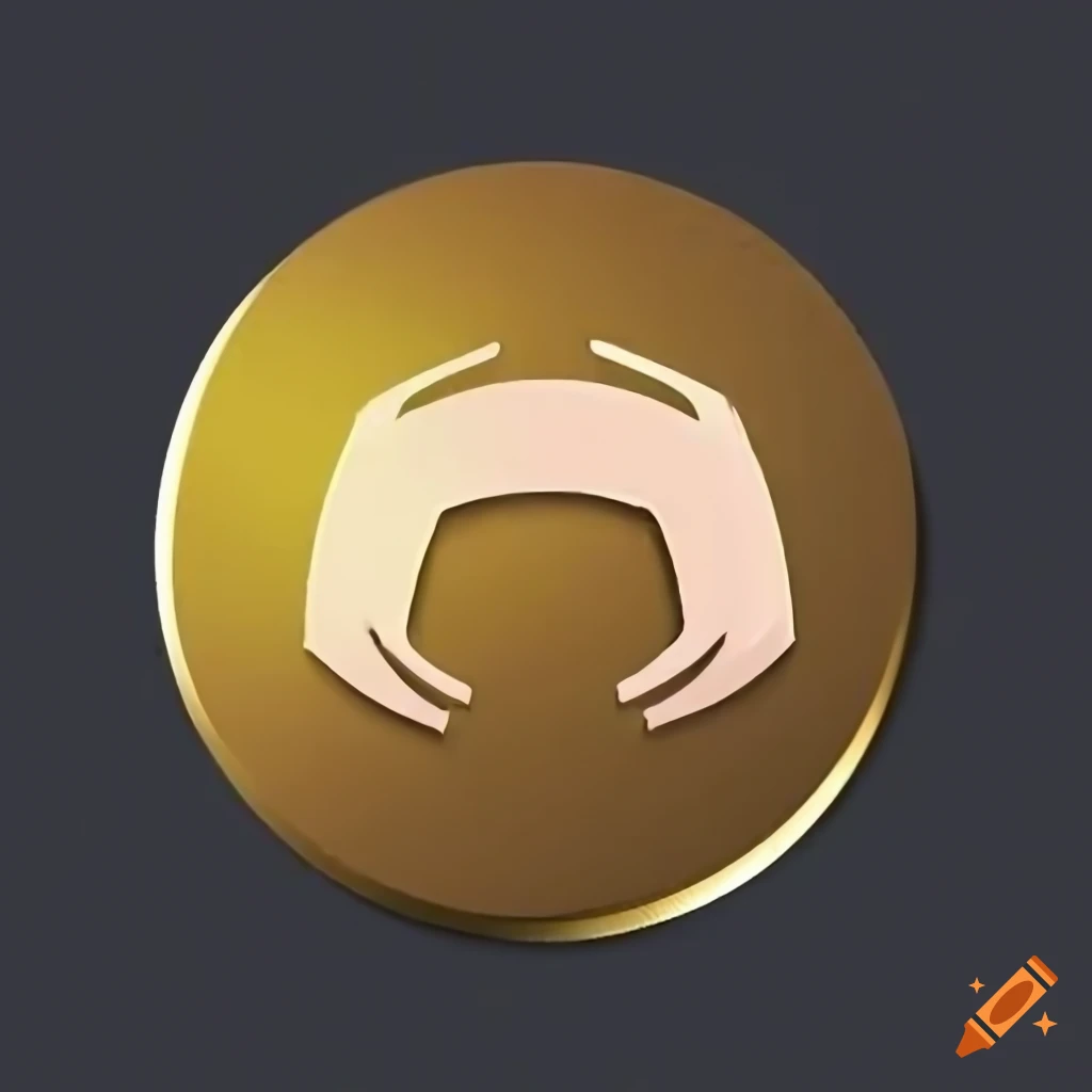 Make a golden discord logo on Craiyon