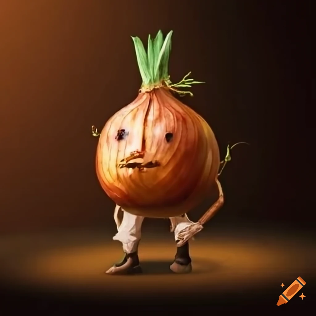 An onion soldier on Craiyon