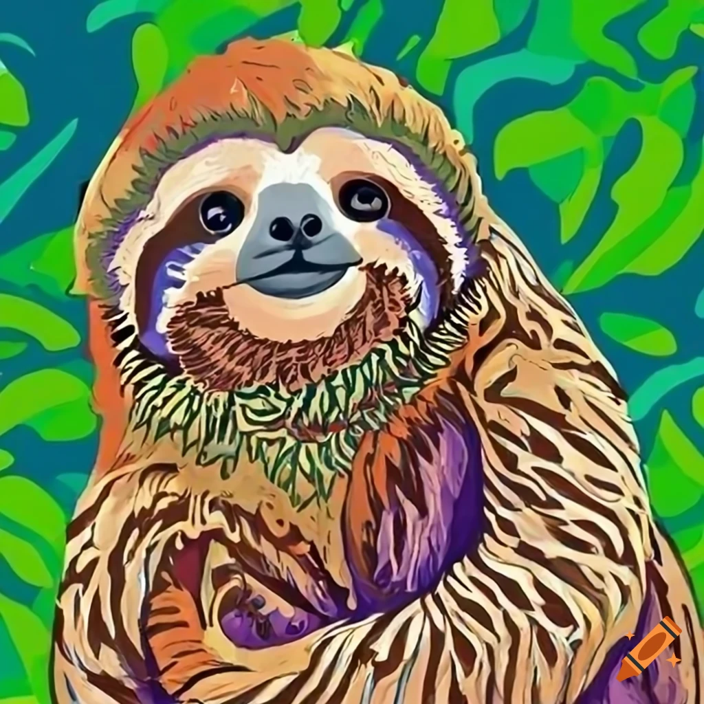 Sloth on Craiyon