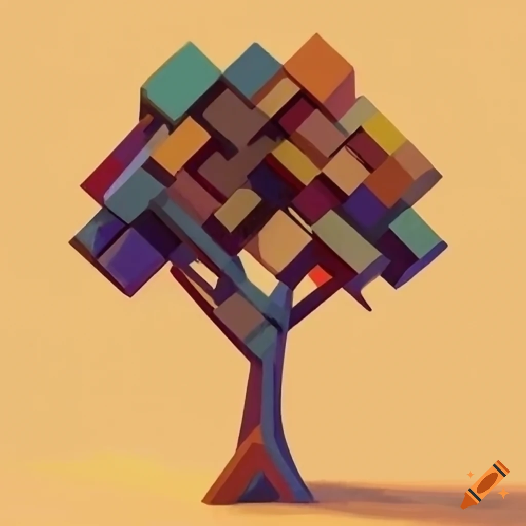 Philippines tree cubist style