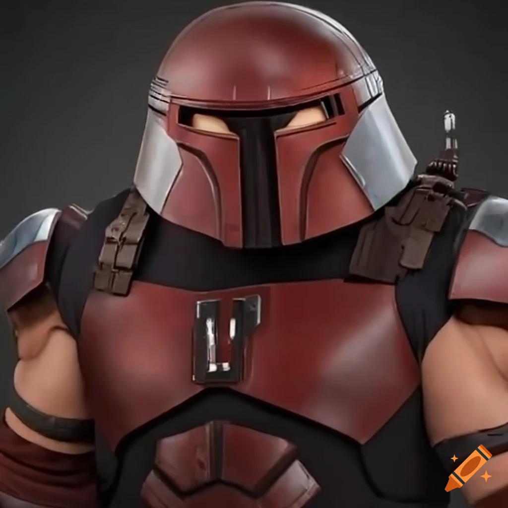 Marvel's unstoppable juggernaut as a mandalorian on Craiyon
