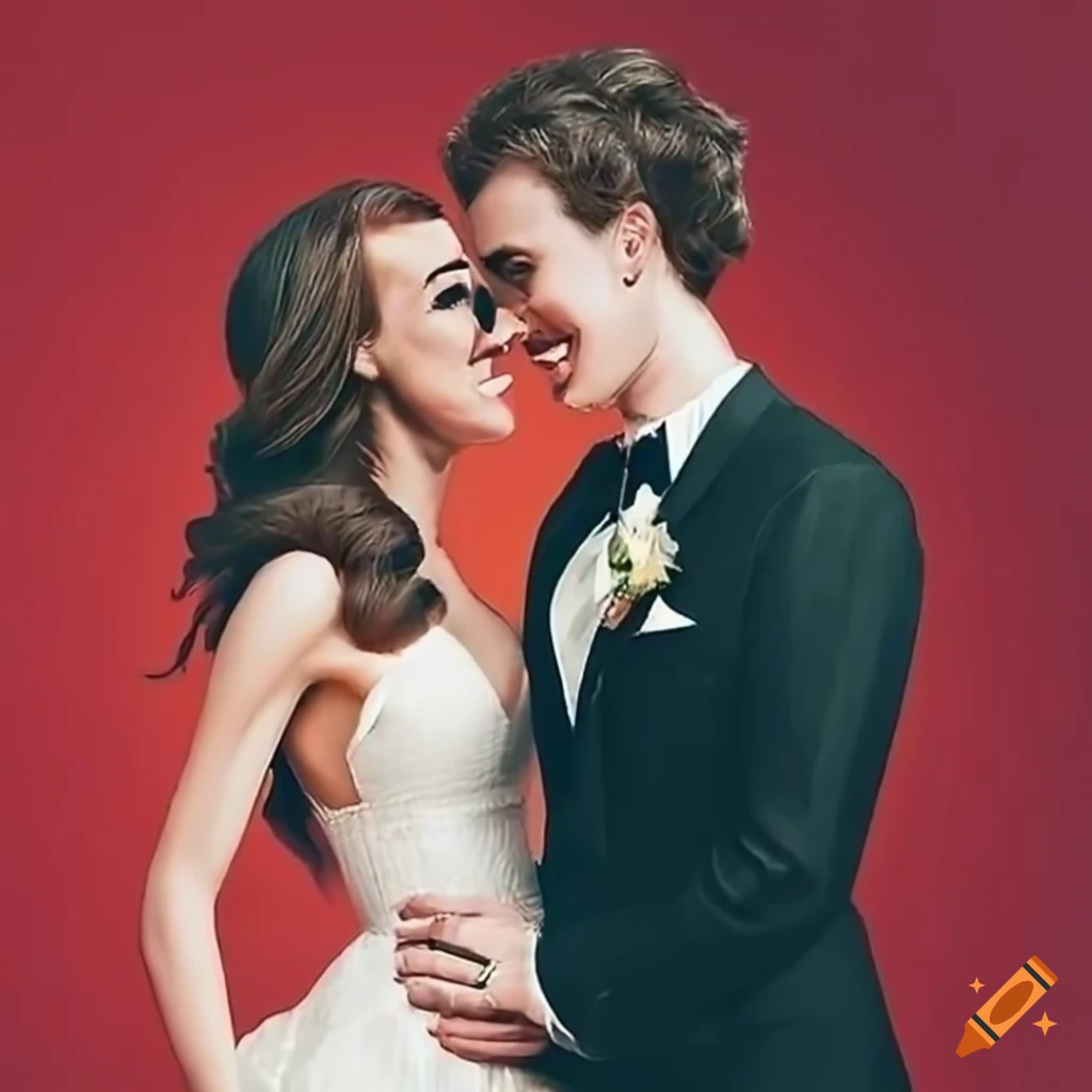 Colleen ballinger and jerma married on Craiyon