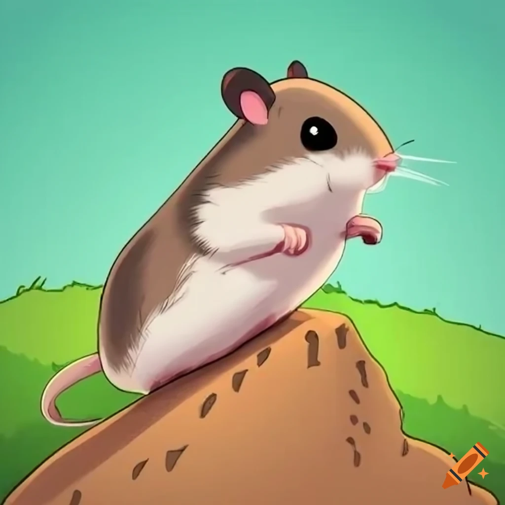 Hamster Cartoon Drawing