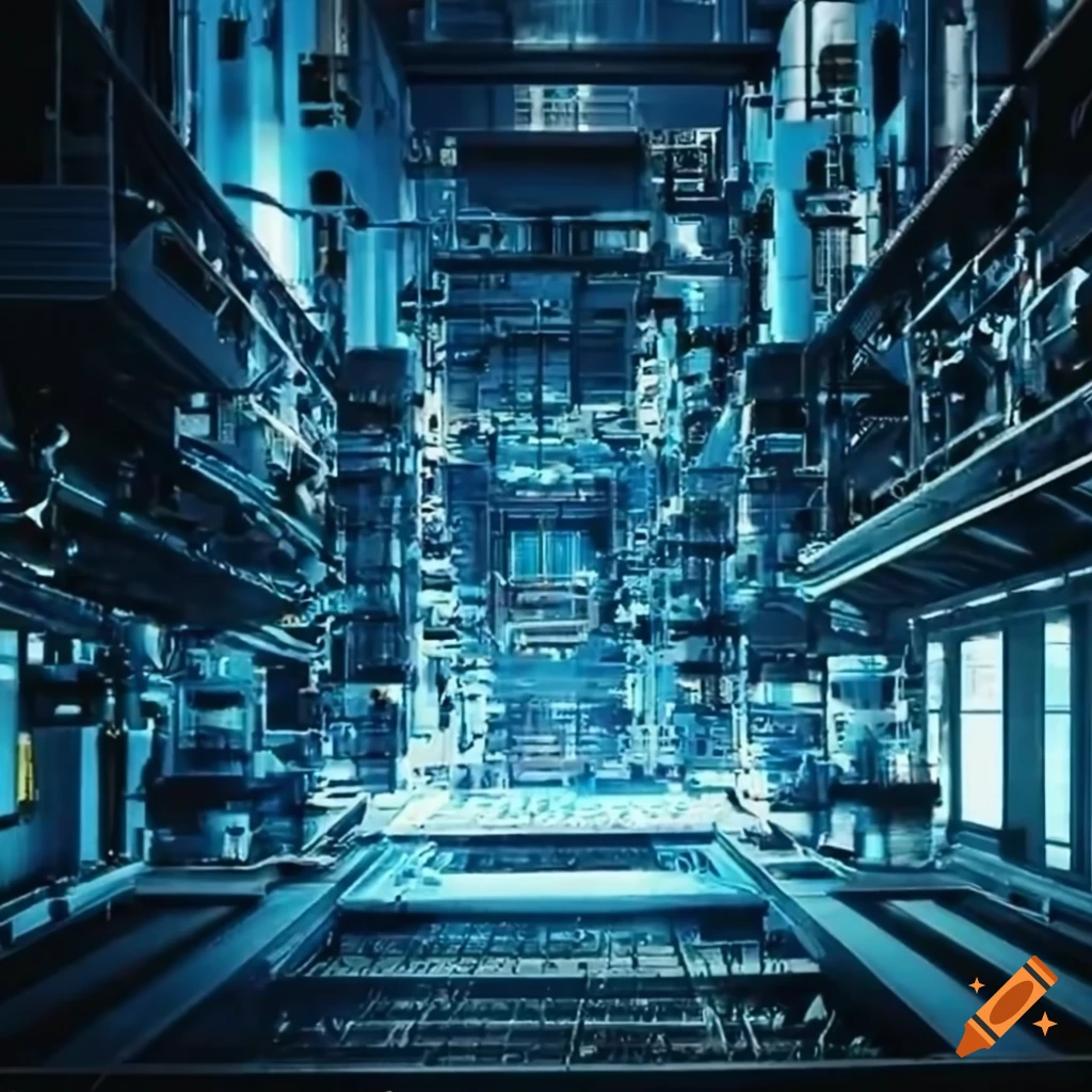 Industrial high tech factory