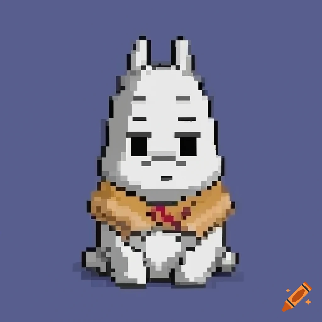 Pixel art moomin family