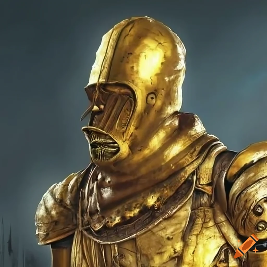 Golden giant fallout beutiful and terrible by wayne barlow smiling dark ...