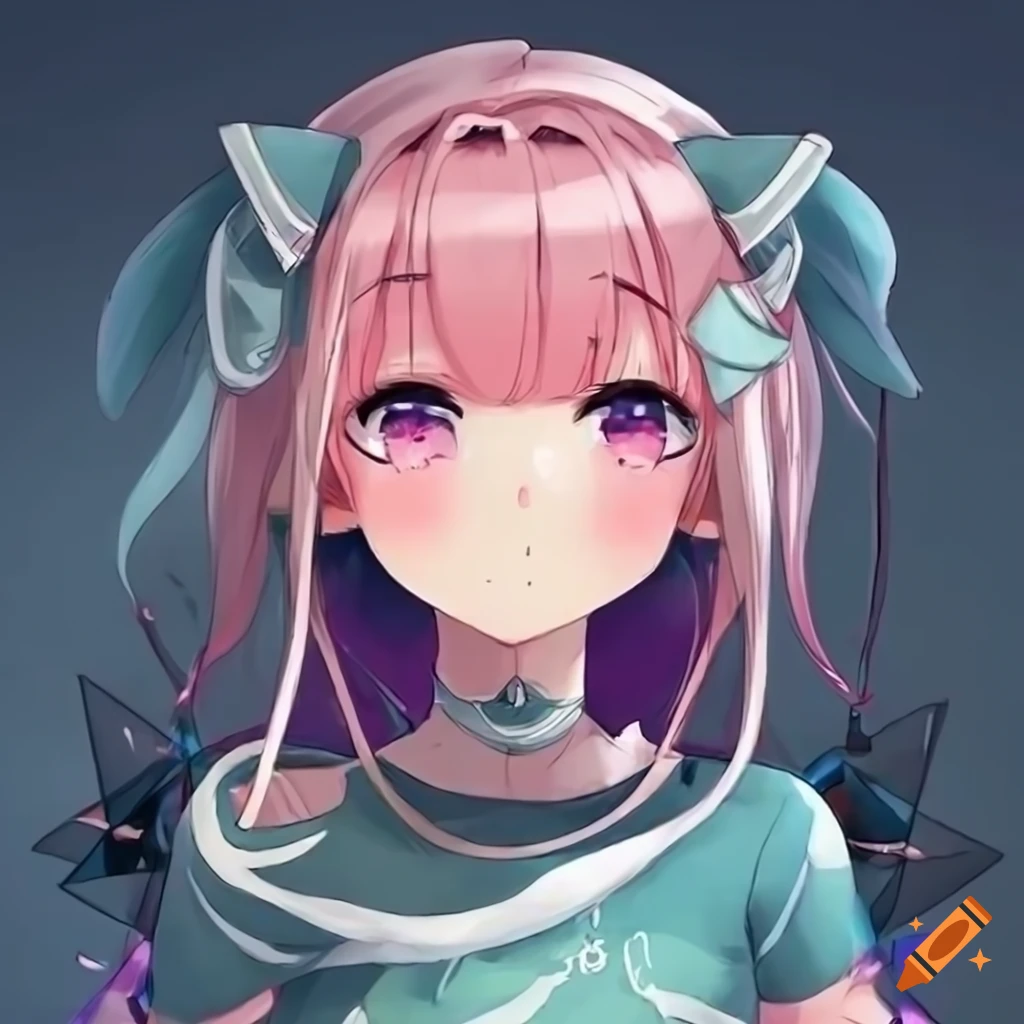 Cute anime v tuber desing