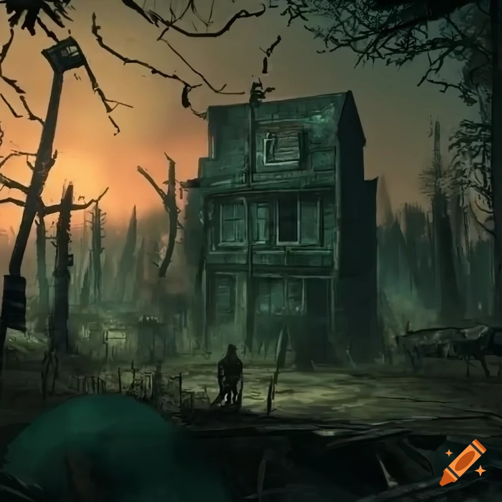 Fallout 2 forest town