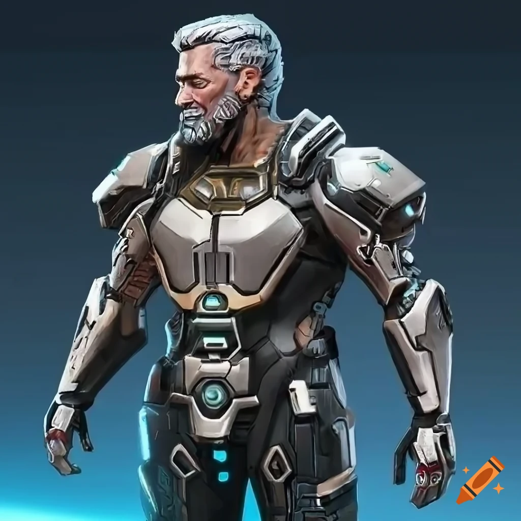 Cyberpunk, scifi armour, electric, zeus, realistic on Craiyon
