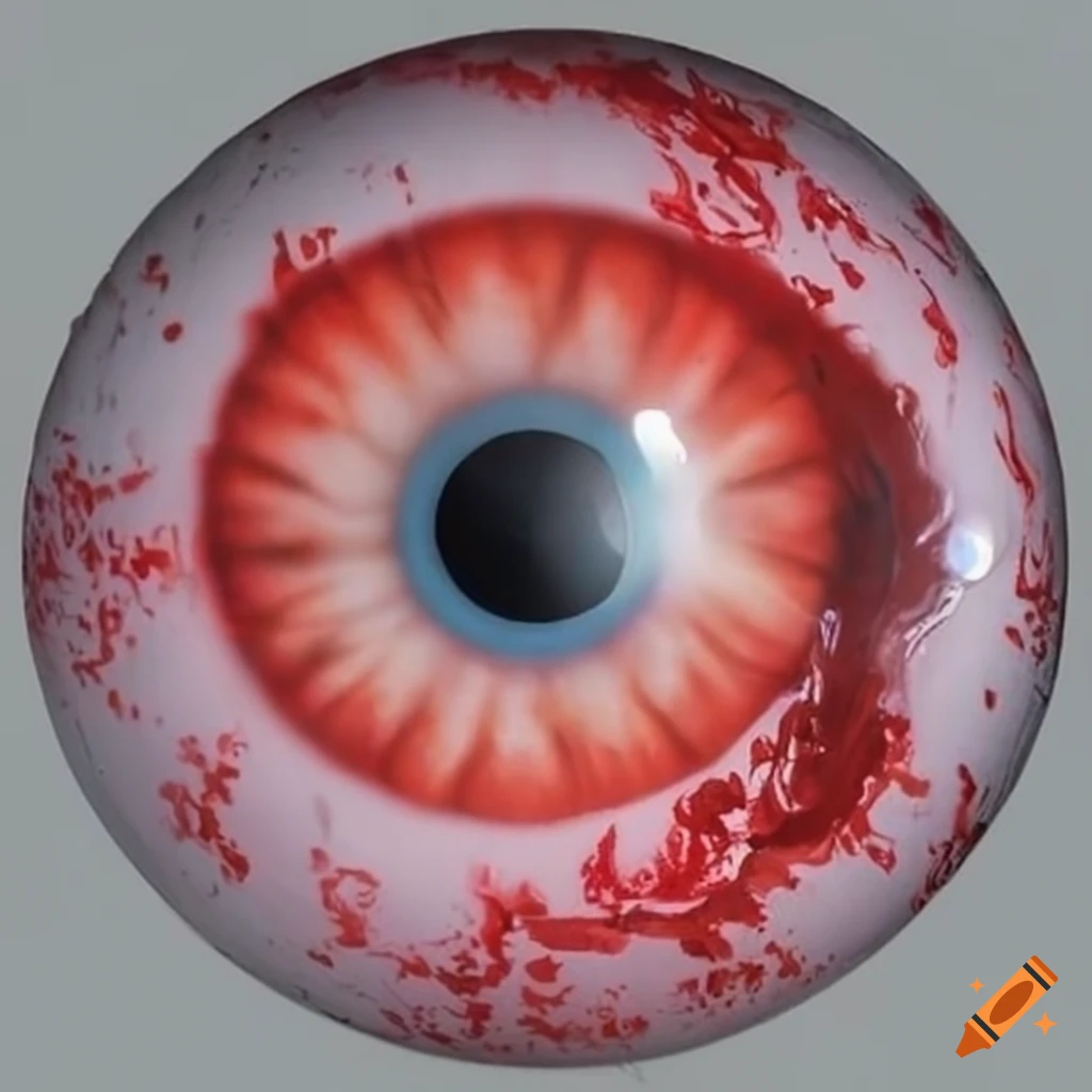 Giant floating red eyeball