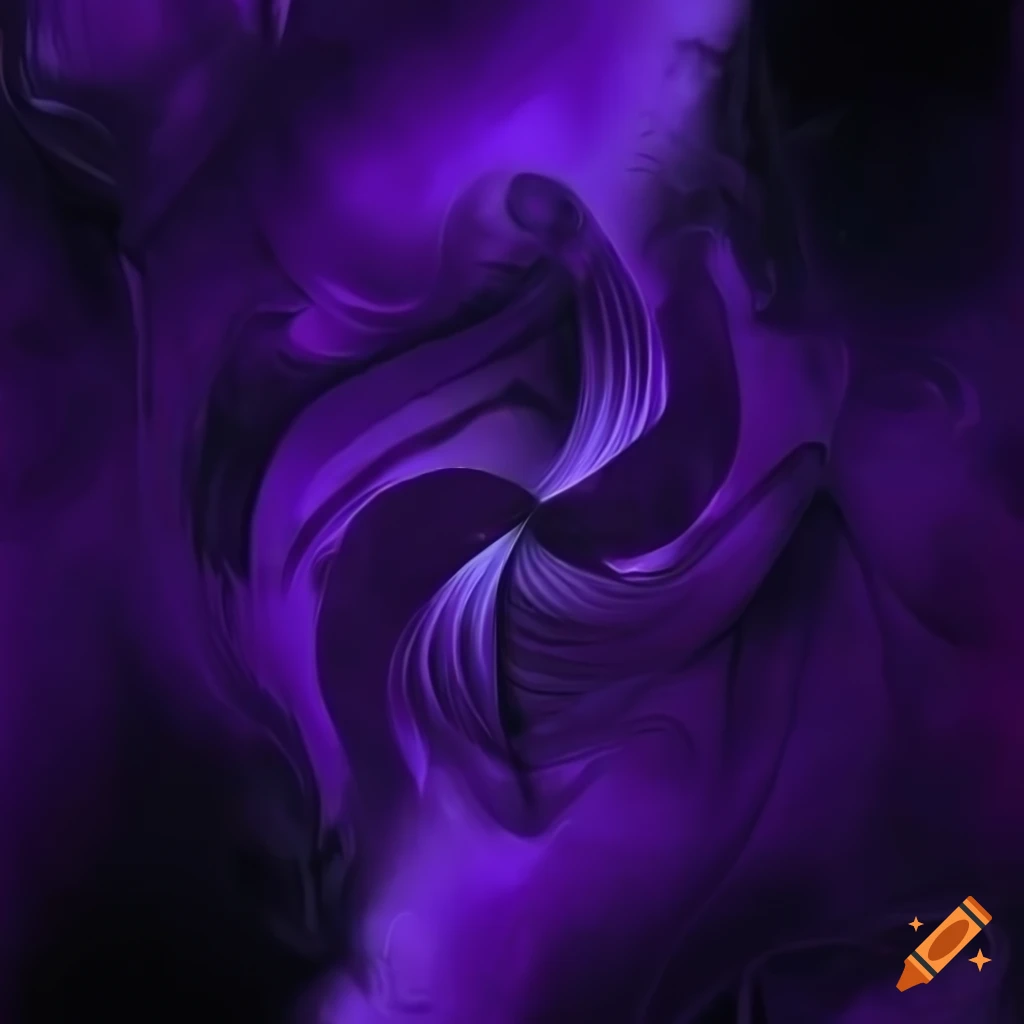 Purple and black void on Craiyon