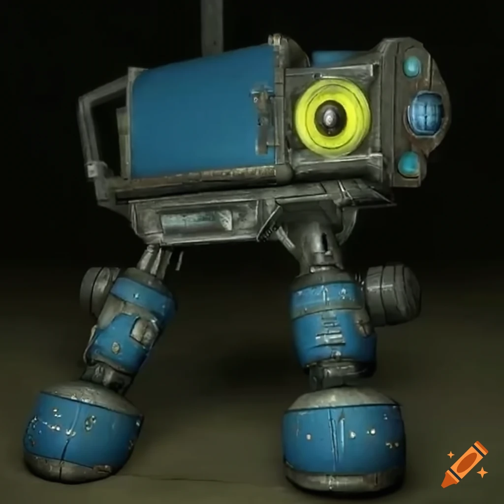 Fallout 2 talking head robots on Craiyon