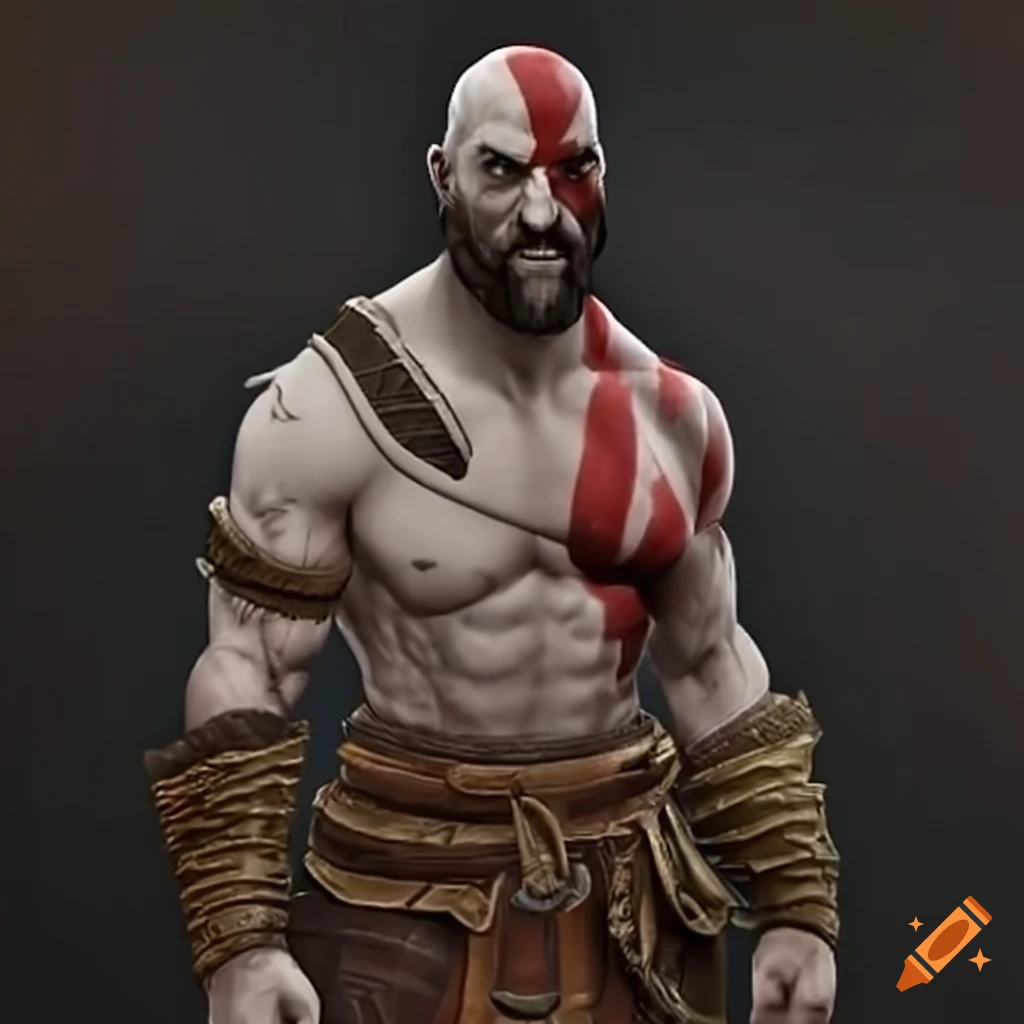 Universe in kratos' arm on Craiyon