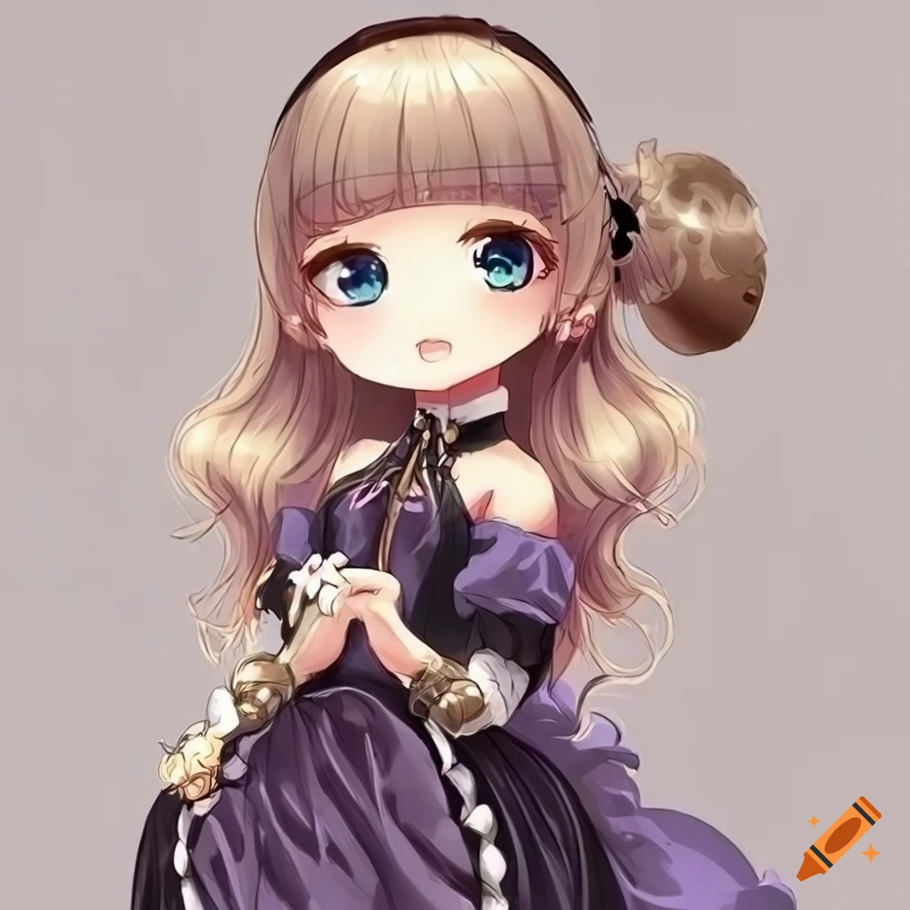 Victorian Wallpaper Cute Anime Girl