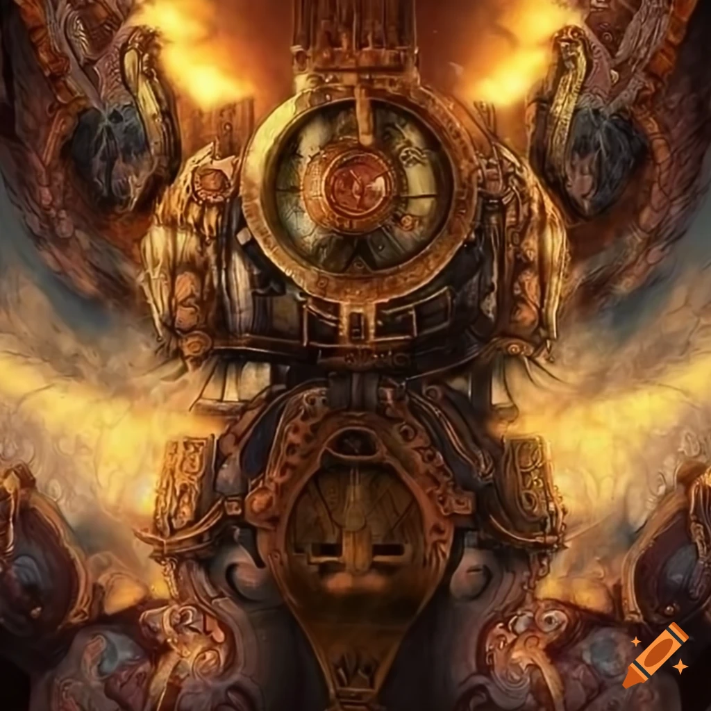 Steam-Powered titan, steampunk style on Craiyon