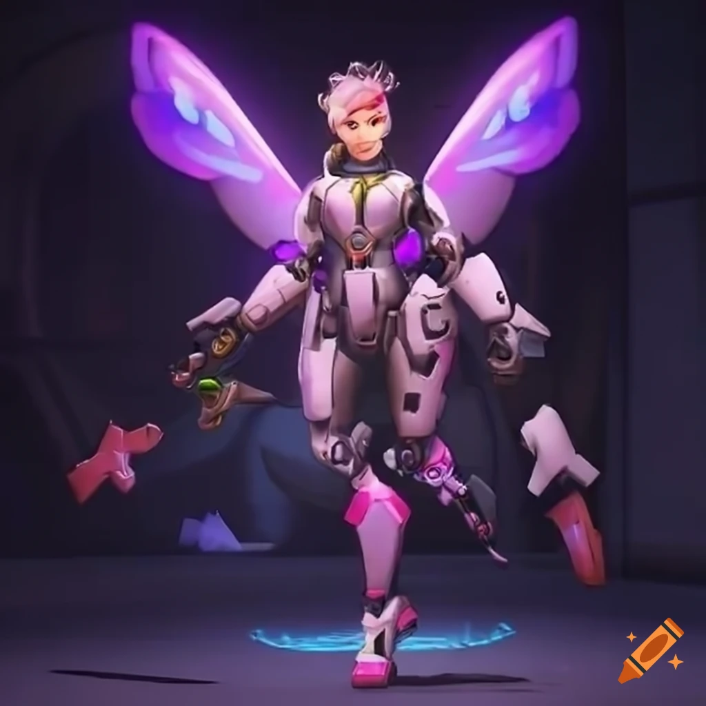 Overwatch 2 fairy mech suit